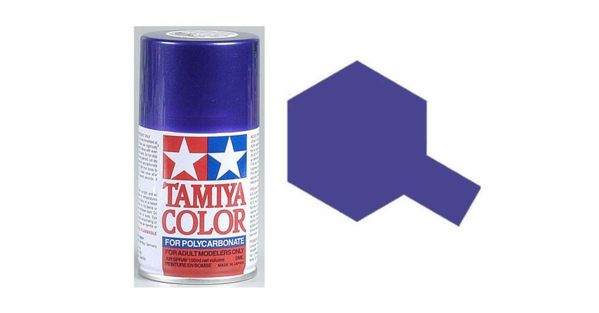 TAMIYA PS18 Violet Métal Bombe peinture Lexan - Carrosseries / Peintures/Peinture TAMIYA ...